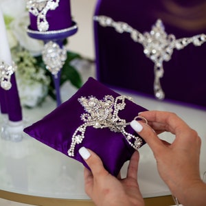 Unity Candle Sets Purple Weddings Set of 3 Unity Candles for - Etsy