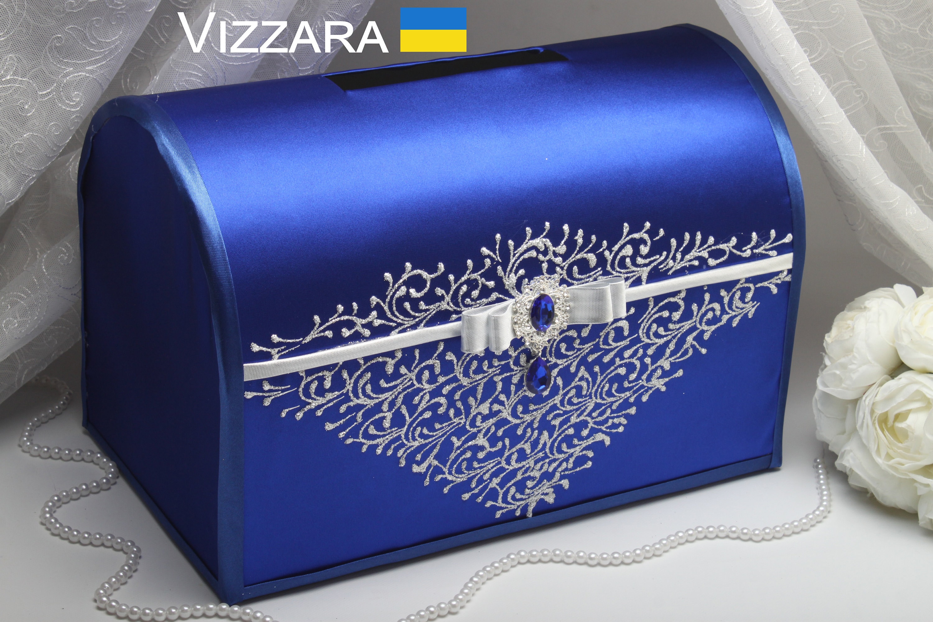 Paper & Party Supplies Wedding boxes Royal blue wedding Wedding gift ...