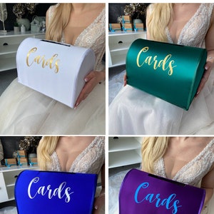 Card Box for Wedding Emerald Green Wedding, Wedding Card Box Emerald ...