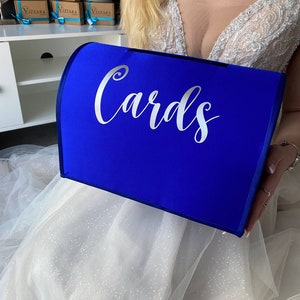 Card Box for Wedding Royal Blue Wedding, Wedding Card Box Royal Blue ...