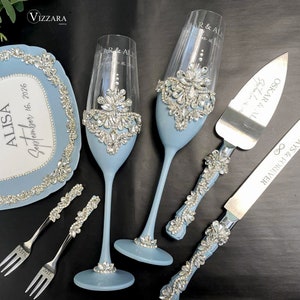 Card Box Wedding Dusty Blue Wedding, Personalized, Wedding Card Box ...