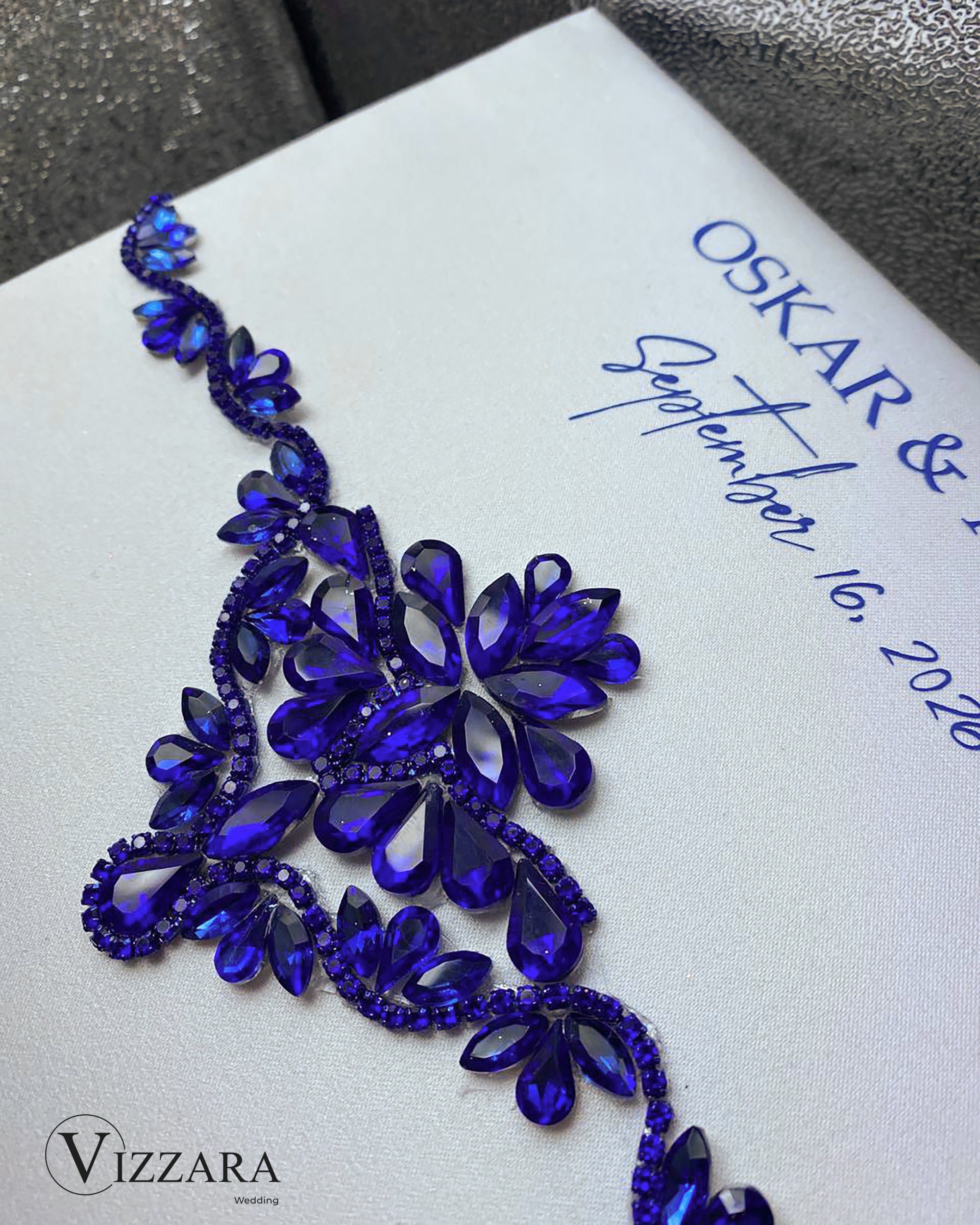 Guest Book Wedding Royal Blue Wedding, Personalized, Guest Book Royal ...