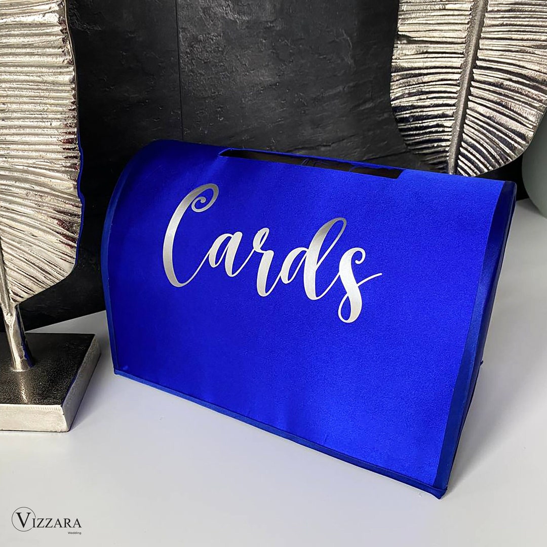 Wedding Card Box Royal Blue Wedding, Card Box Royal Blue Wedding, Money ...
