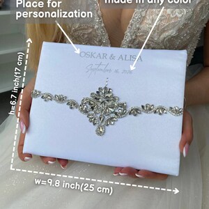 Guest Book White Wedding, Personalized Book, Wedding Guest Book White ...