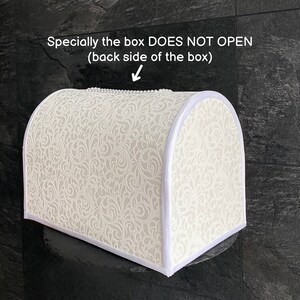 Card Box Ivory Wedding, Personalized Box, Wedding Box Ivory Wedding ...