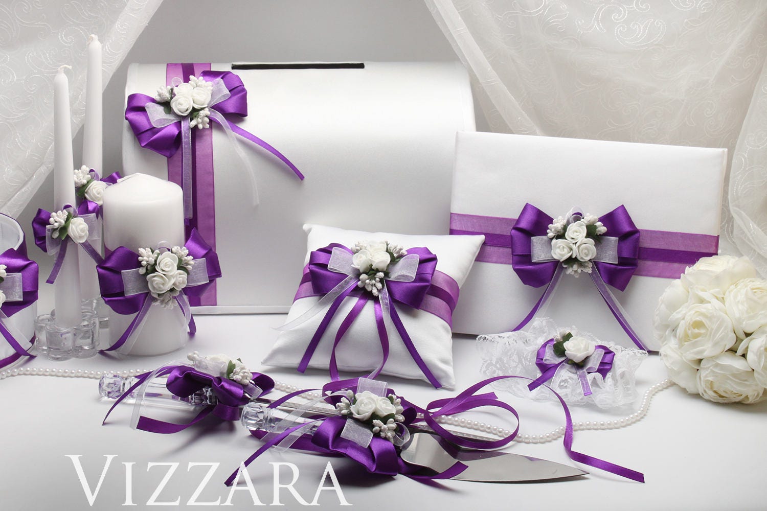 Wedding Basket Purple Wedding Wedding Party Dark Purple | Etsy