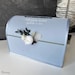 Card Box Wedding Dusty Blue Wedding, Personalized, Wedding Card Box ...