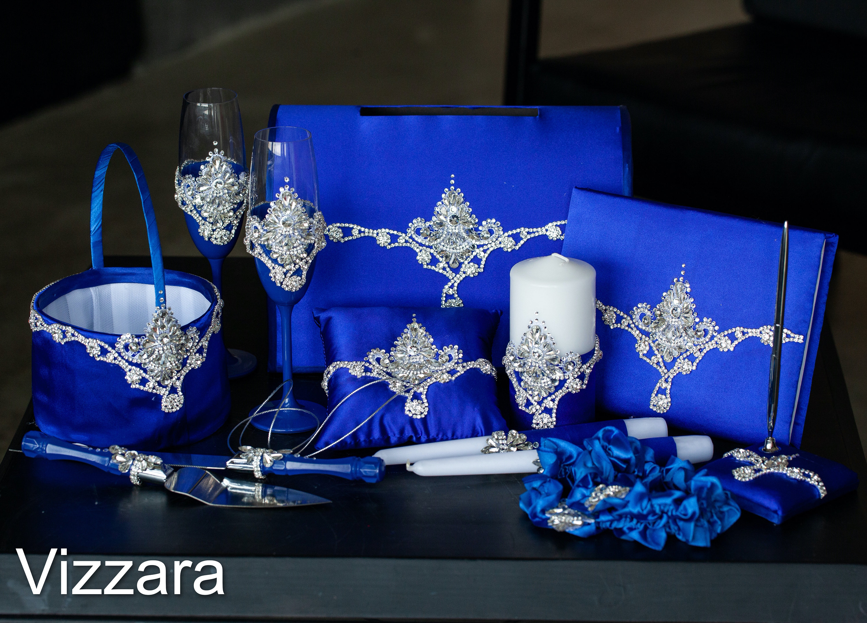 Plate wedding Personalized Royal blue weddings Toasting | Etsy