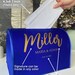 Card Box for Wedding Royal Blue, Personalized, Wedding Card Box Royal ...