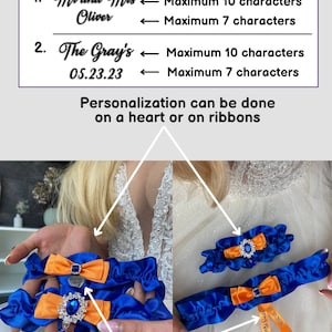 Wedding Plate Royal Blue and Orange Wedding, Personalized Plate, Cake ...
