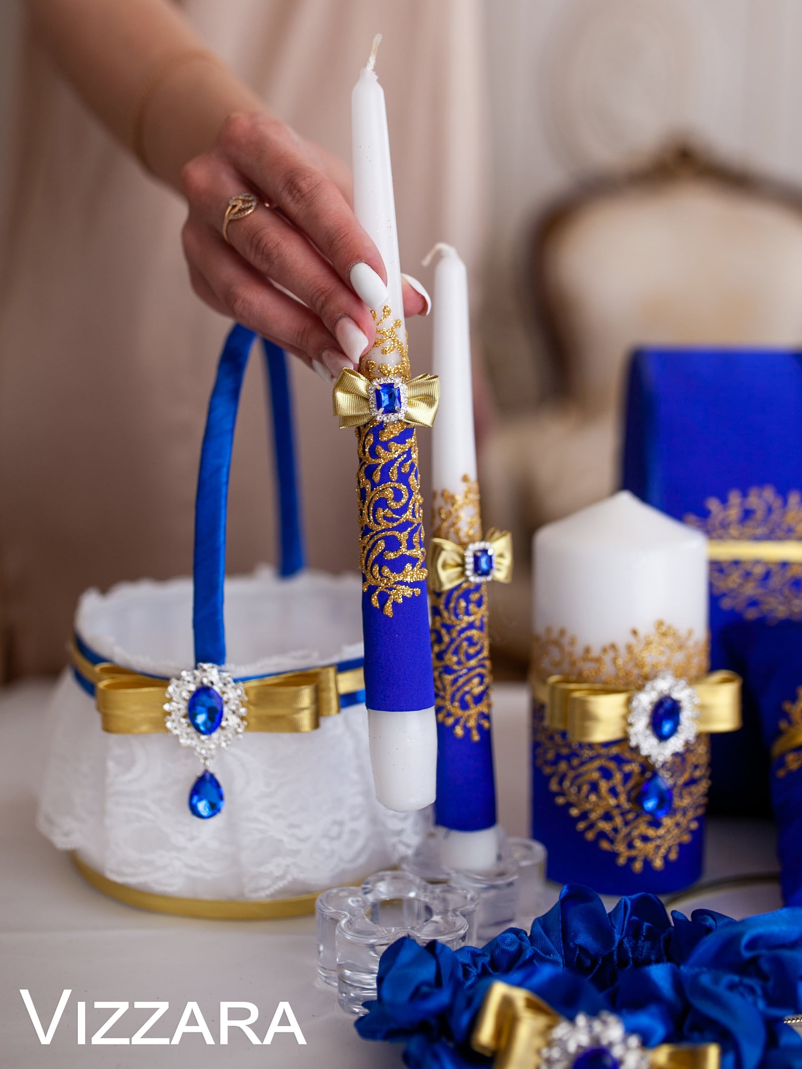 Plates for Wedding Royal Blue and Gold Weddings Personalized Weddings ...