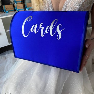 Card Box for Wedding Royal Blue Wedding, Wedding Card Box Royal Blue ...