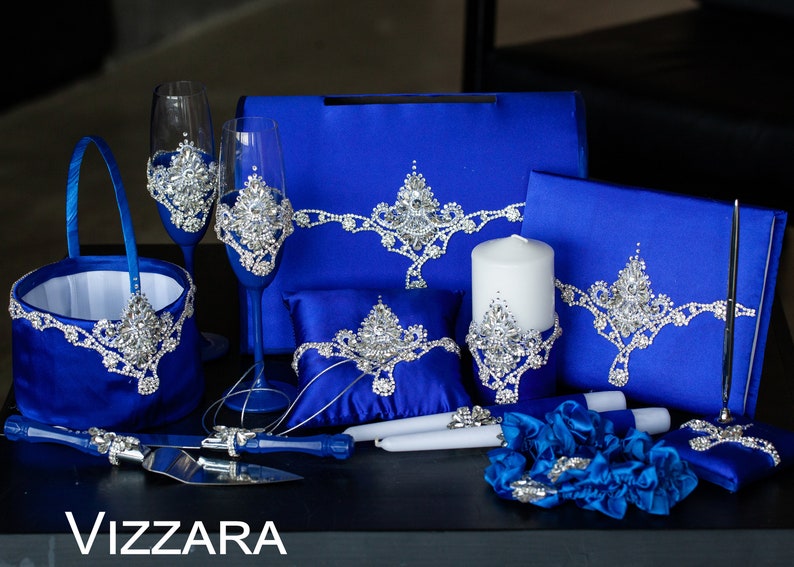 Cake Server Royal Blue Weddings Cake Servers Sets Personalized Royal ...