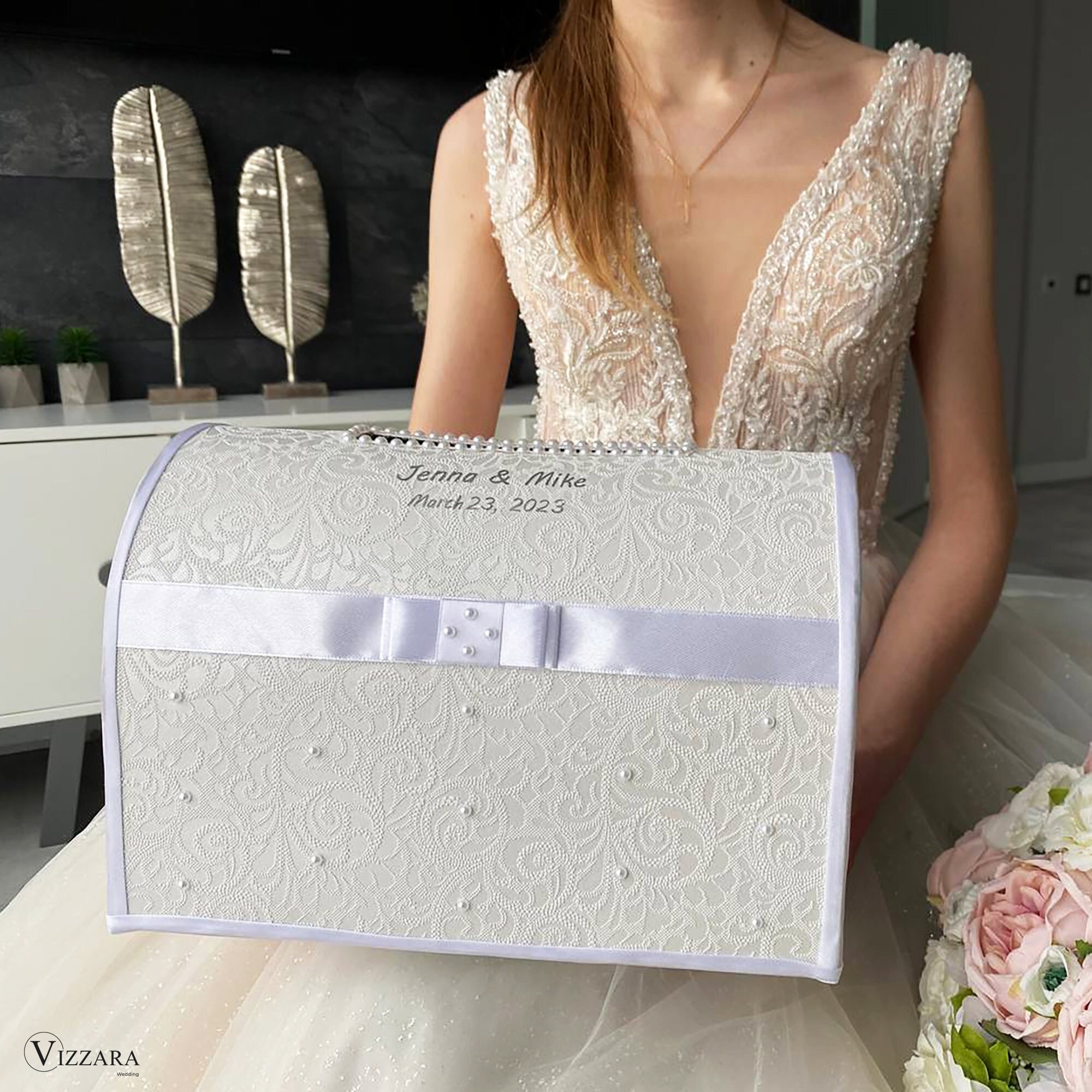 Card Box for Wedding White Wedding, Personalized Box, Wedding Card Box ...