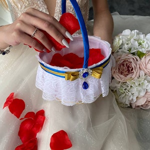 Royal Blue Flower Girl Basket Flower Girl Basket Royal Blue - Etsy