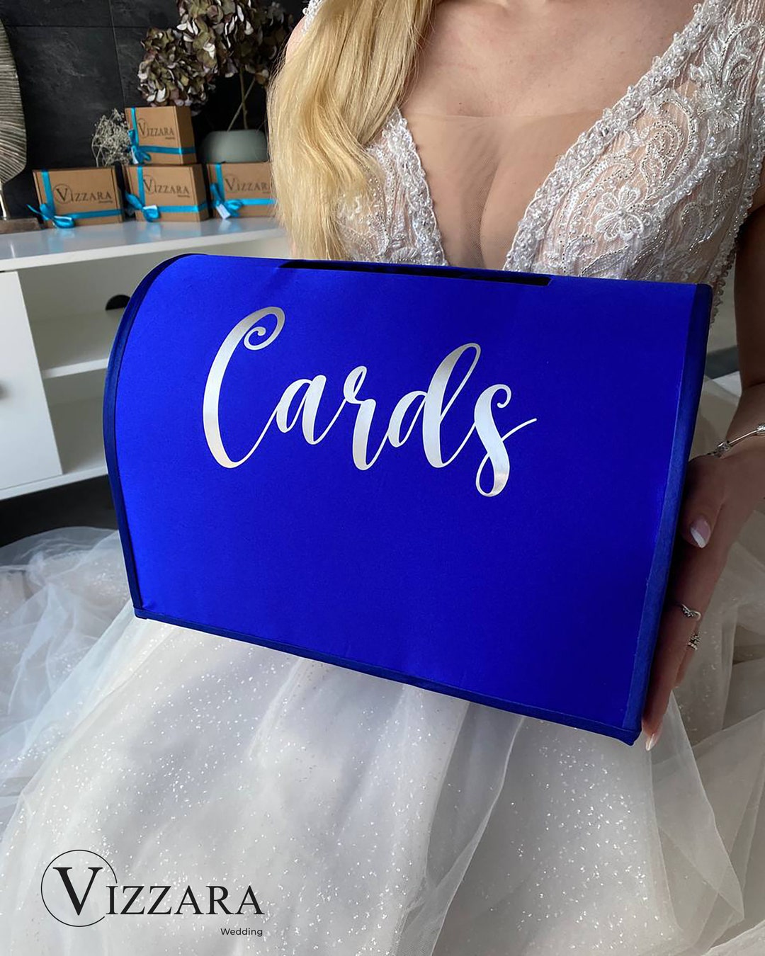Card Box for Wedding Royal Blue Wedding, Wedding Card Box Royal Blue ...