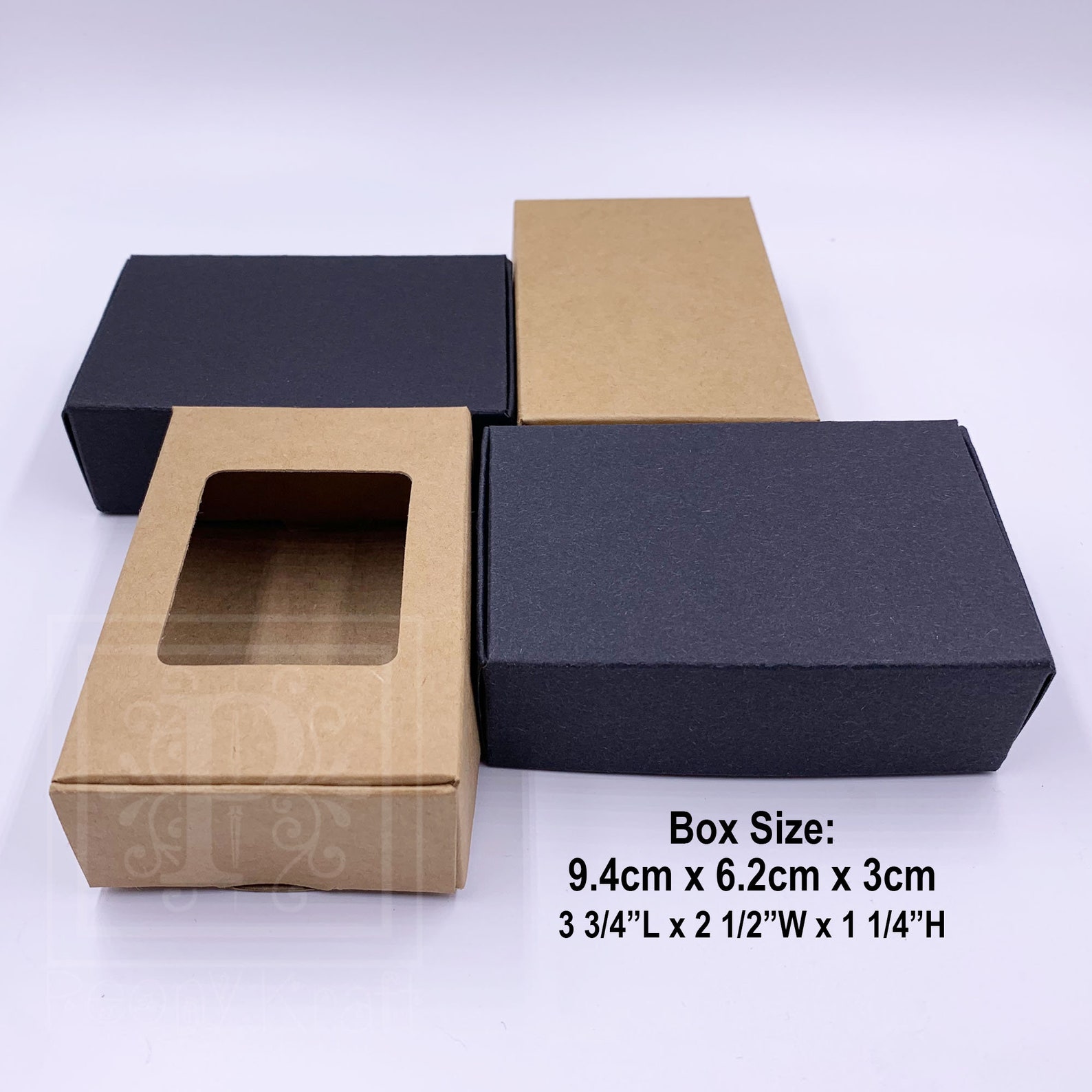 100 Rectangle Kraft Boxes Wedding Favor Boxes Cosmetic | Etsy