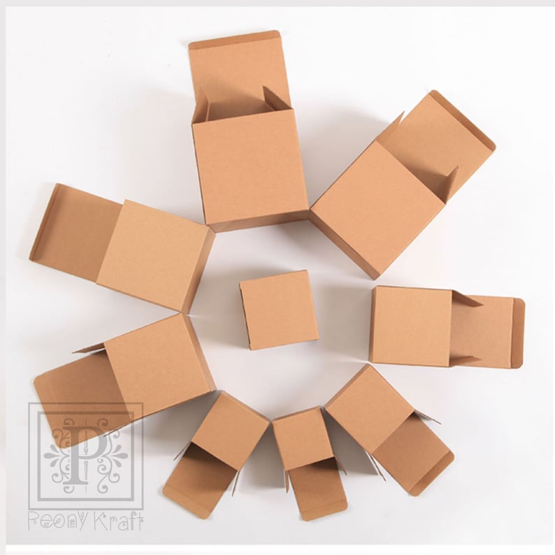 50 Boxes - Cardboard Boxes, Candle Packing Boxes, Wedding Favor Boxes ...