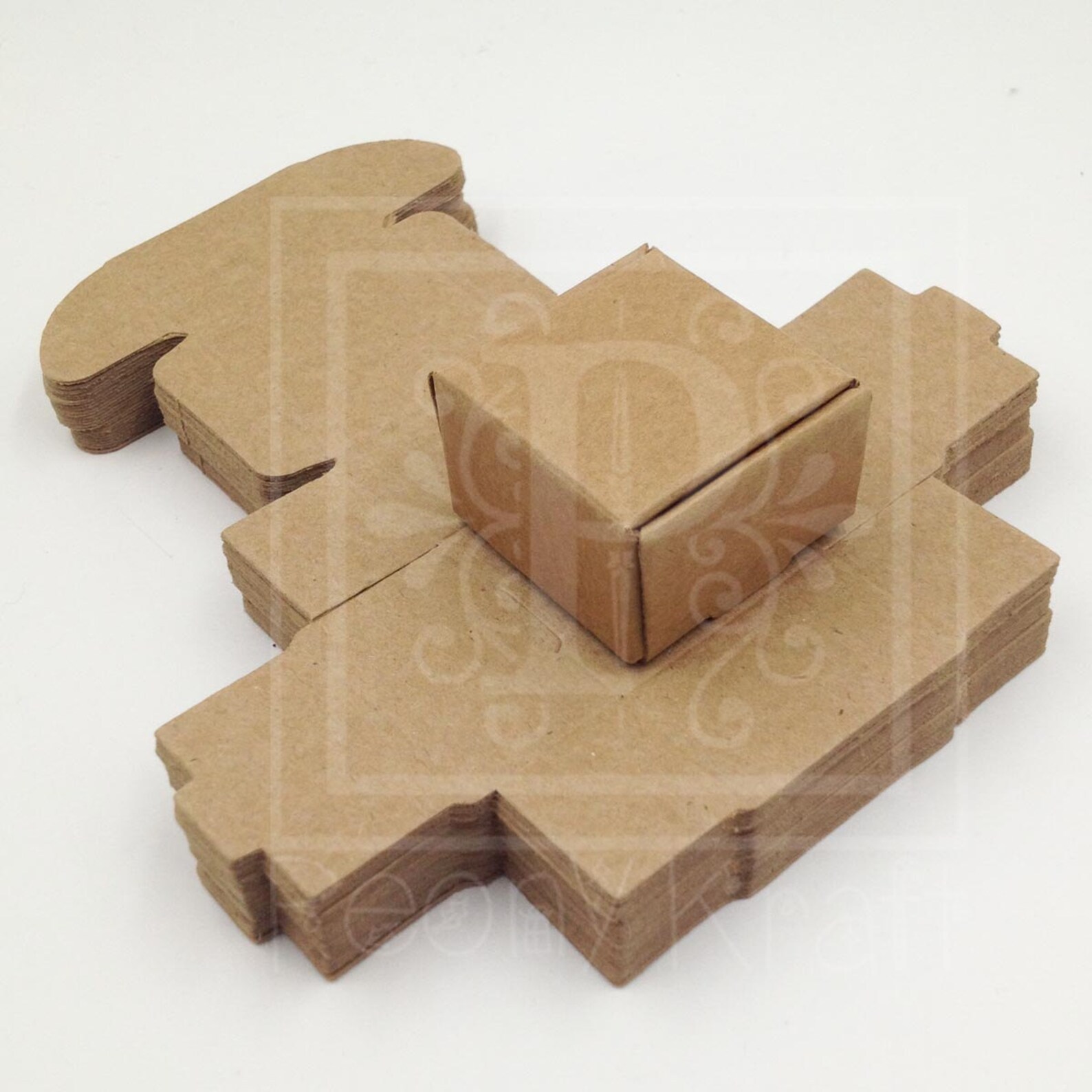 100 Small Square Ointment Boxes, Lip Balm Boxes, Jewelry Boxes, Black ...
