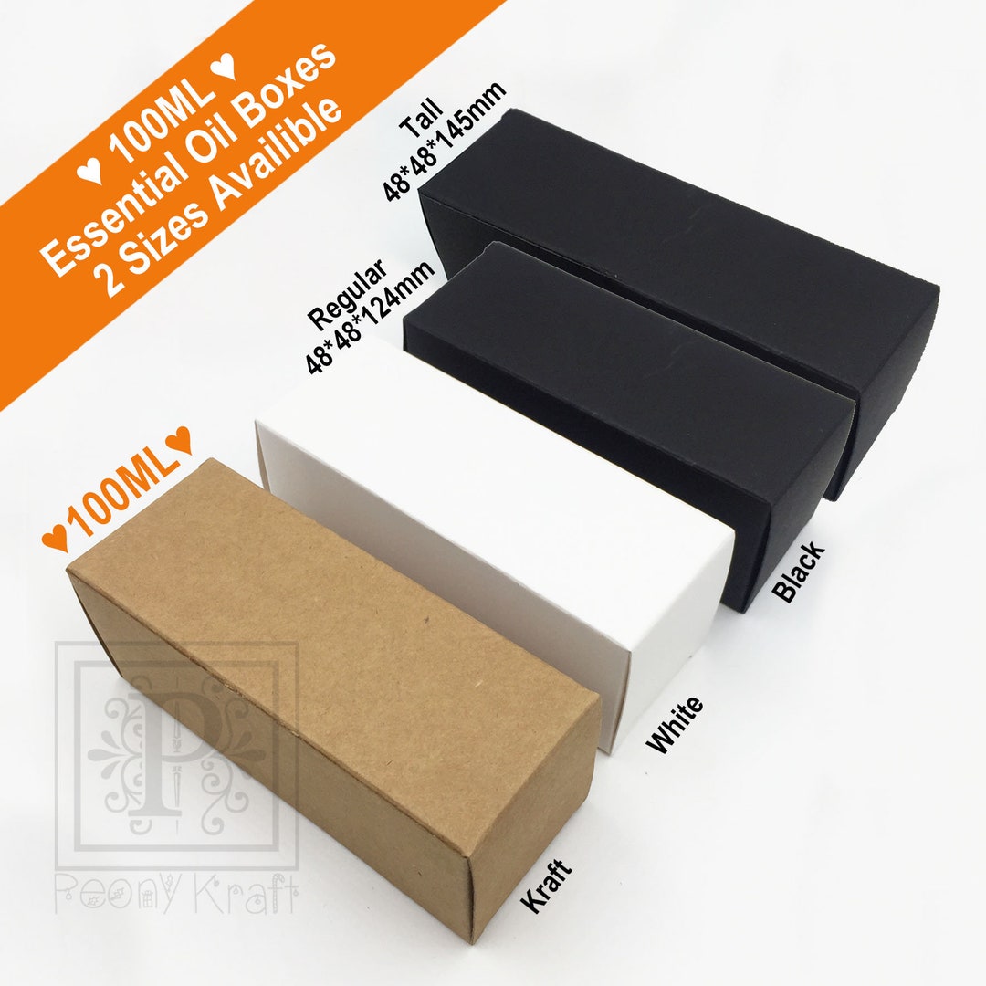 100 Boxes_100ml Essential Oil Boxes, Infused Oil Boxes, Reed Diffuser ...