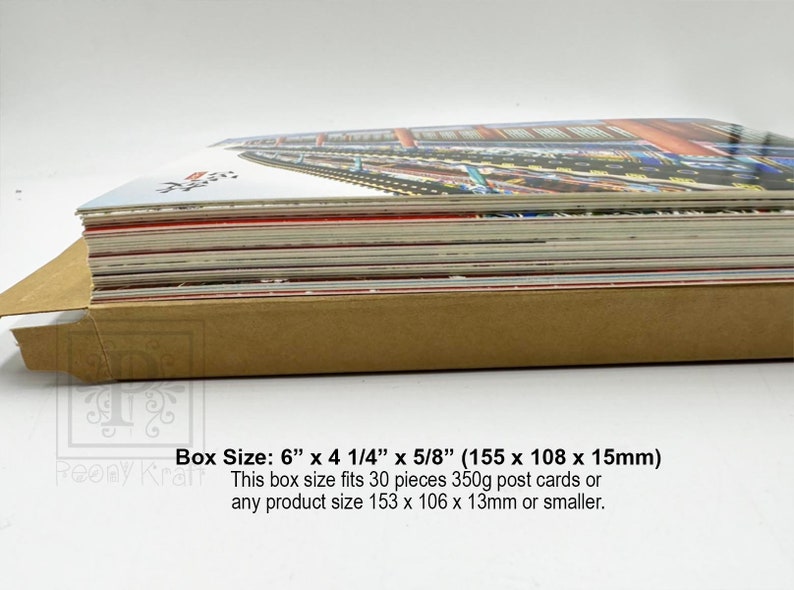 100pcs - A6 Post Card Boxes, Greeting Cards Boxes, Handkerchiefs Boxes ...