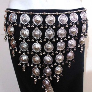Tribal Fusion Bellydance Belt , Hip Waist Jewelry Kuchi Belt , Ethnic ...