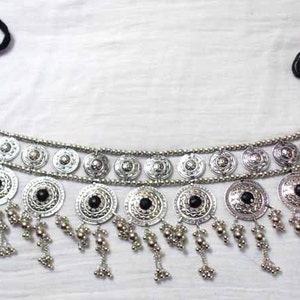 Tribal Fusion Bellydance Belt , Hip Jewelry Kuchi Belt , Ethnic Belt ...