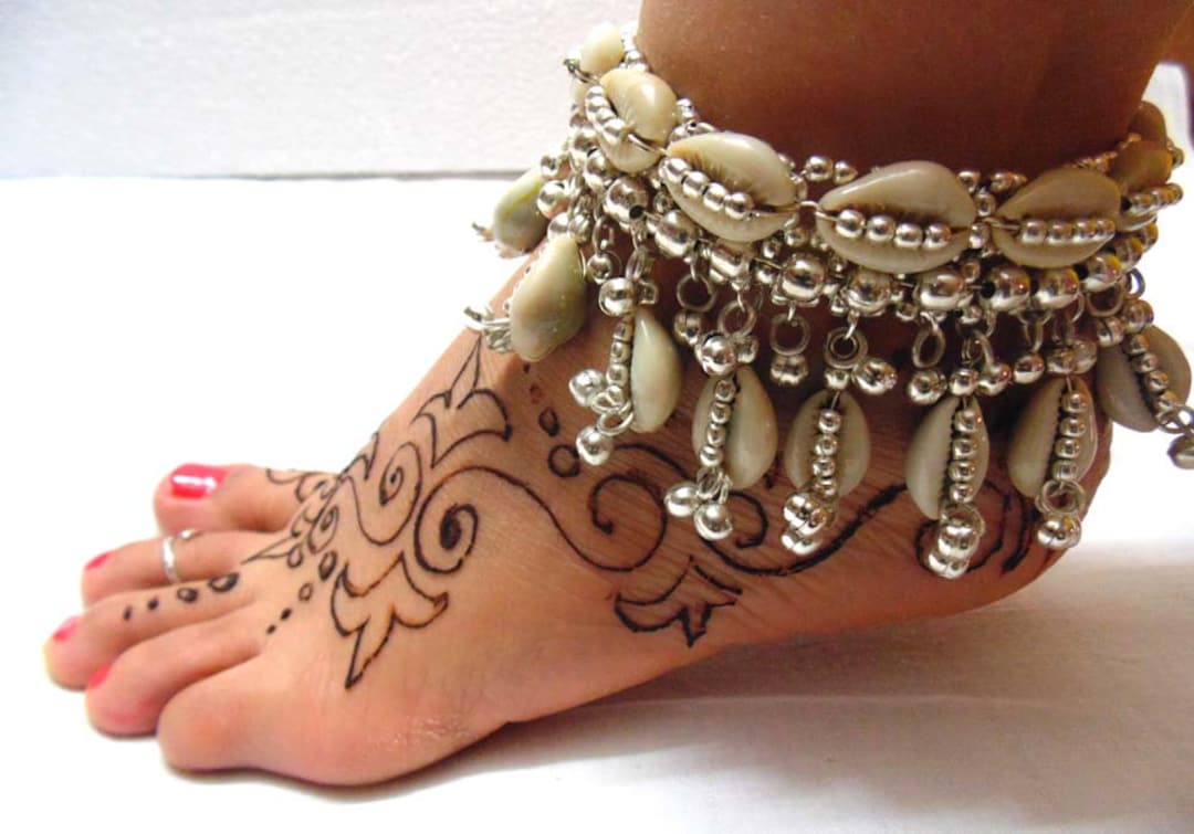 Anklet,cowries Anklet,belly Dance Anklet , Anklet Bracelet,belly Dance ...