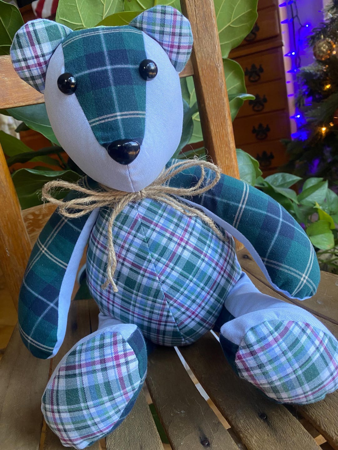 Memory Bear Made From Clothing | Memorial Keepsake | Custom Teddy Bear ...