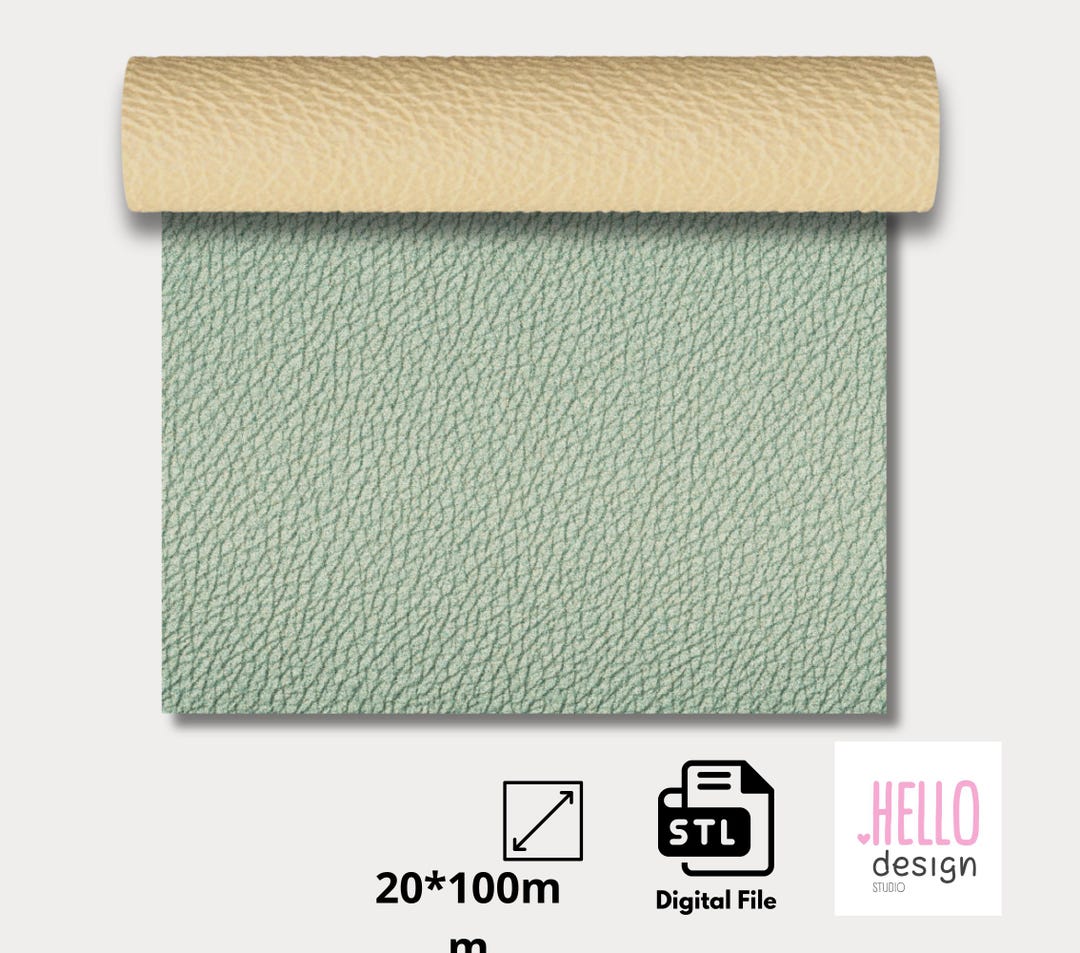 Leather Texture Roller Digital STL File 3D Printing, Polymer Clay ...