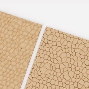 Leather Flat Texture | Set 4 | Digital STL File 3D Printing, Polymer ...