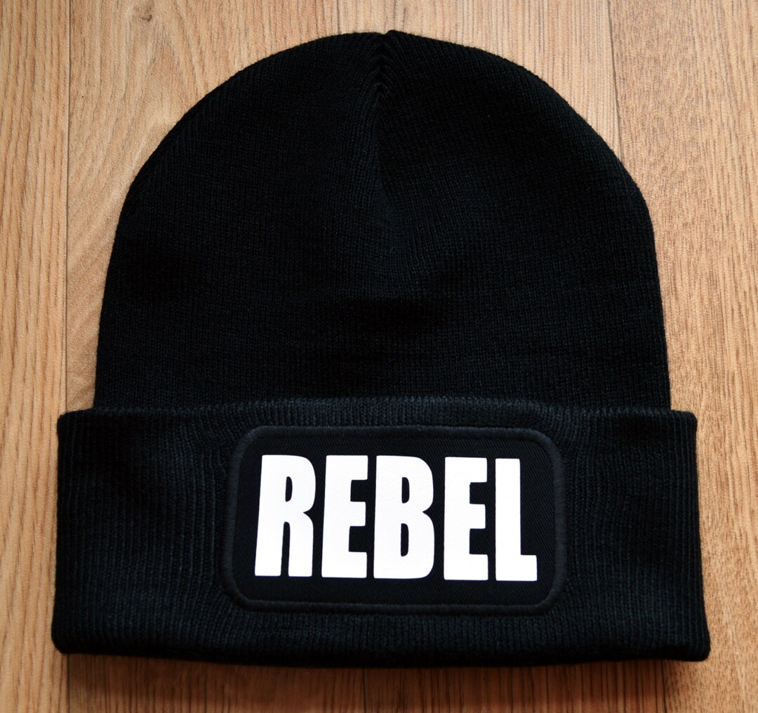 Rebel Beanie Hat Punk Beanie Hat Unisex Beanie Hat Rebel - Etsy