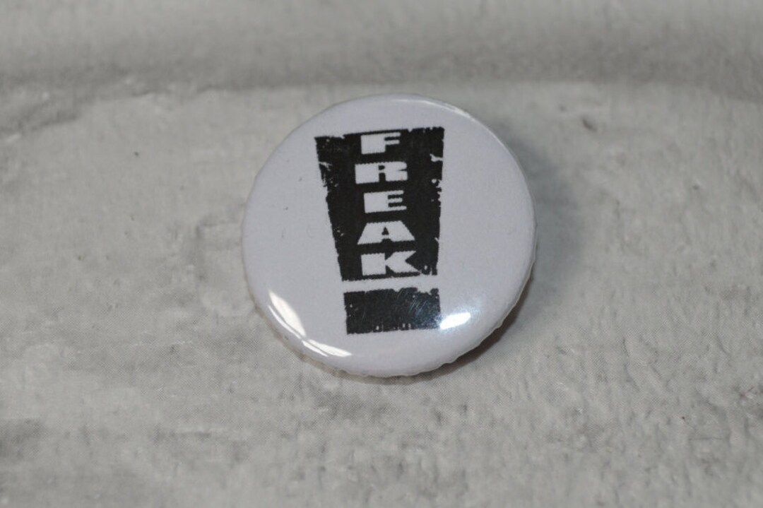 Punk Button Badge Freak 25mm - Etsy