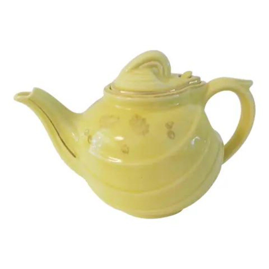 1940s Hall Aladdin Genie Lamp Yellow Tea Pot - Etsy