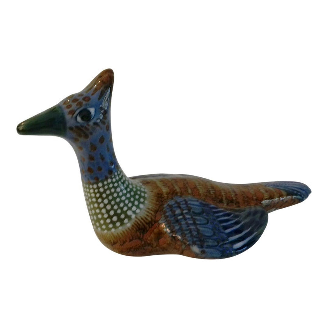 1970s Mexican Tonala Pottery Multicolor Pheasant - Etsy