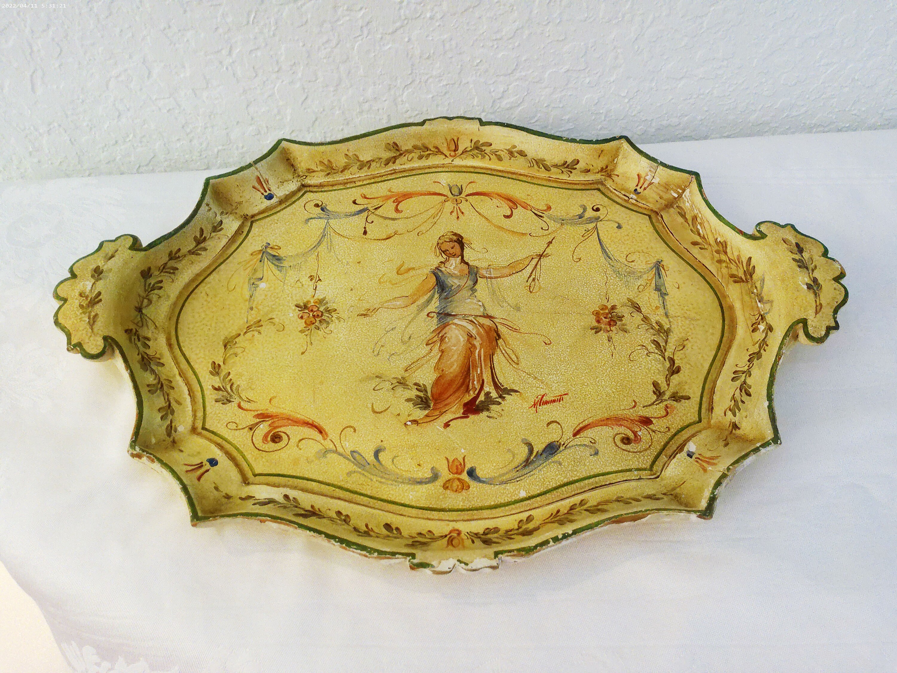 Mid-century Italian Wood Dancing Lady Tray - Etsy