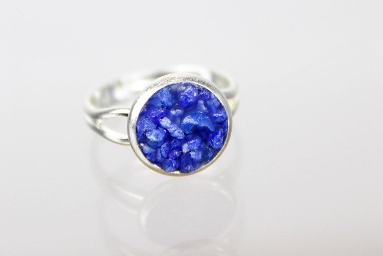 Lapis Lazuli Blue Ring - Etsy