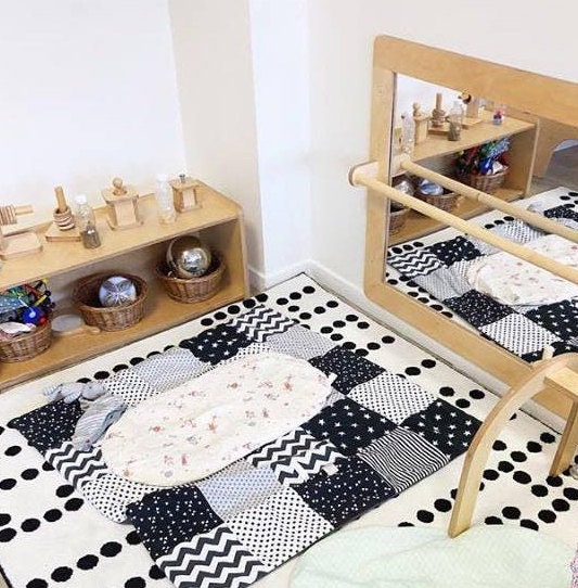 Monochrome Baby Playmat Montessori Gender Neutral Baby - Etsy
