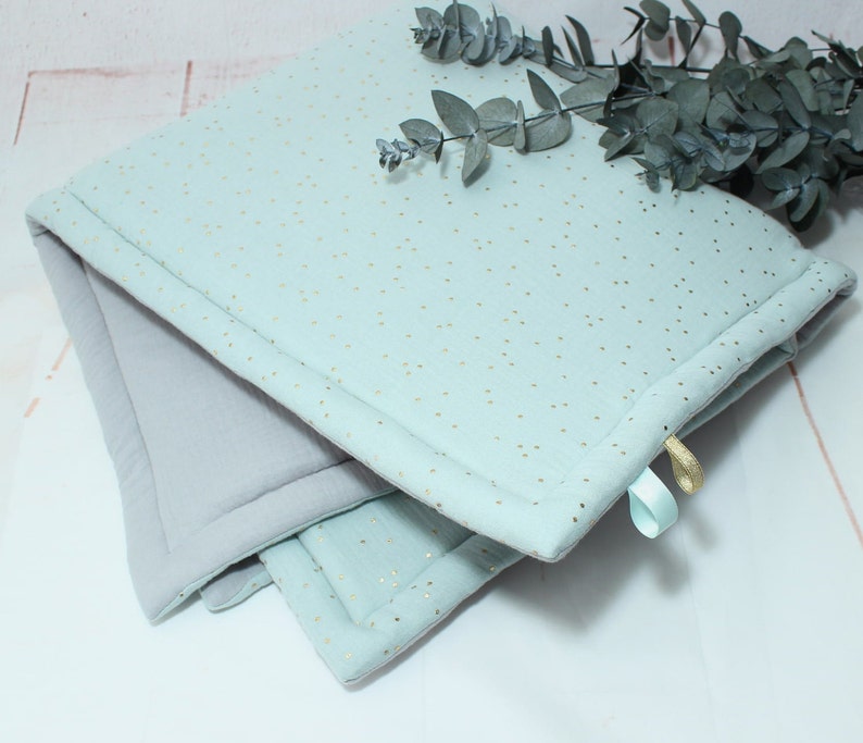 Padded Baby Play Mat, Sensory Baby Playmat, Muslin, Soft Cotton Baby ...