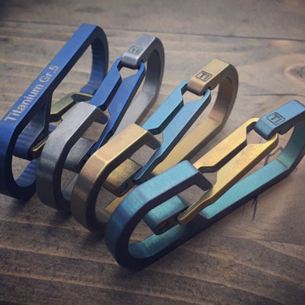 Titanium Carabiner - Etsy