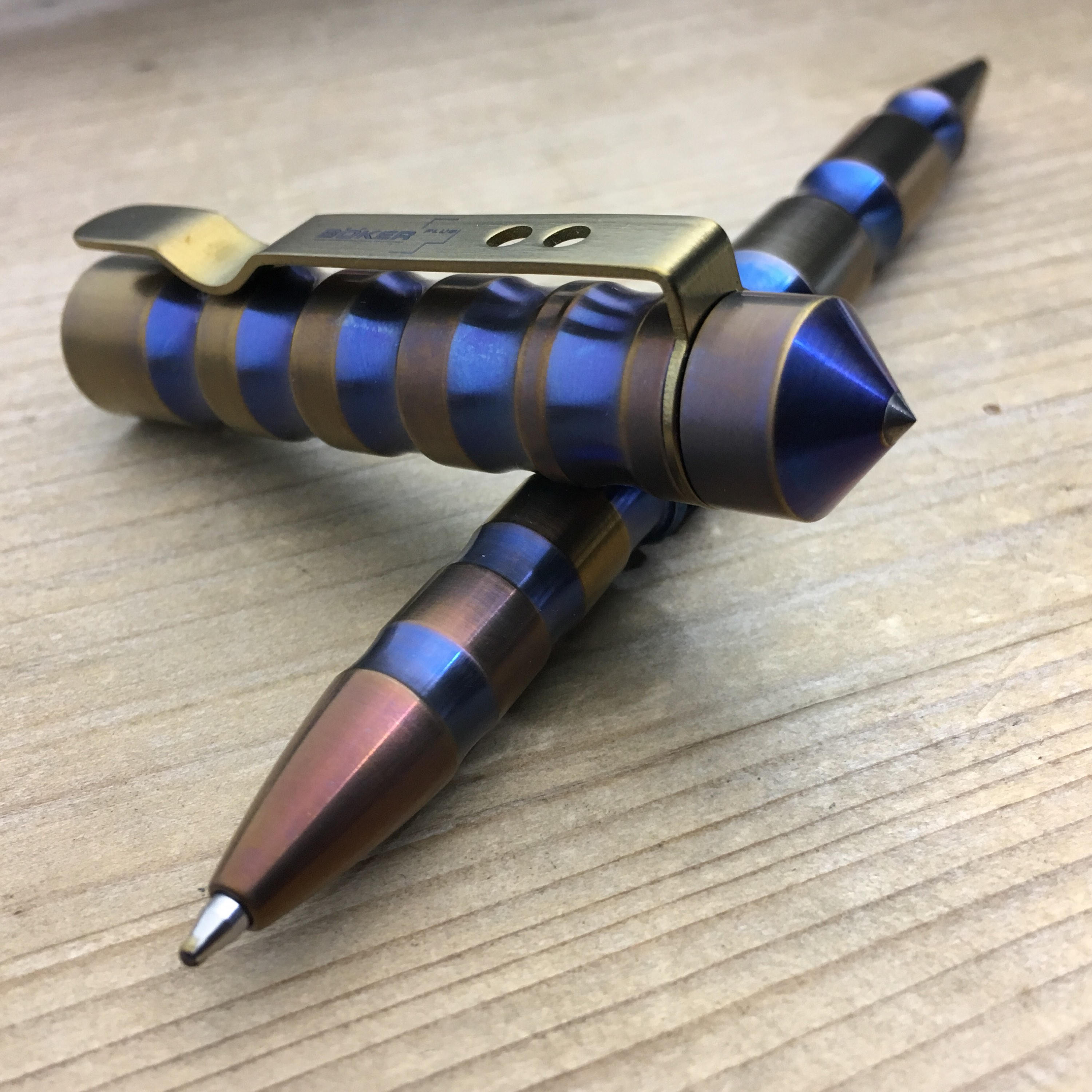 Multipurpose Custom Titanium Ballpoint Pen
