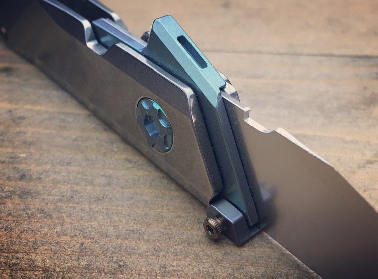 The Raven / Customized Knife Cutter / Titanium