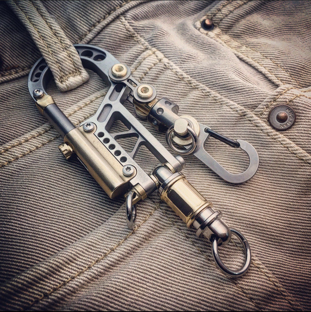 Titanium Keychain Bolt Carabiner-evo Lamp Locator Ti-quick Release Ti ...