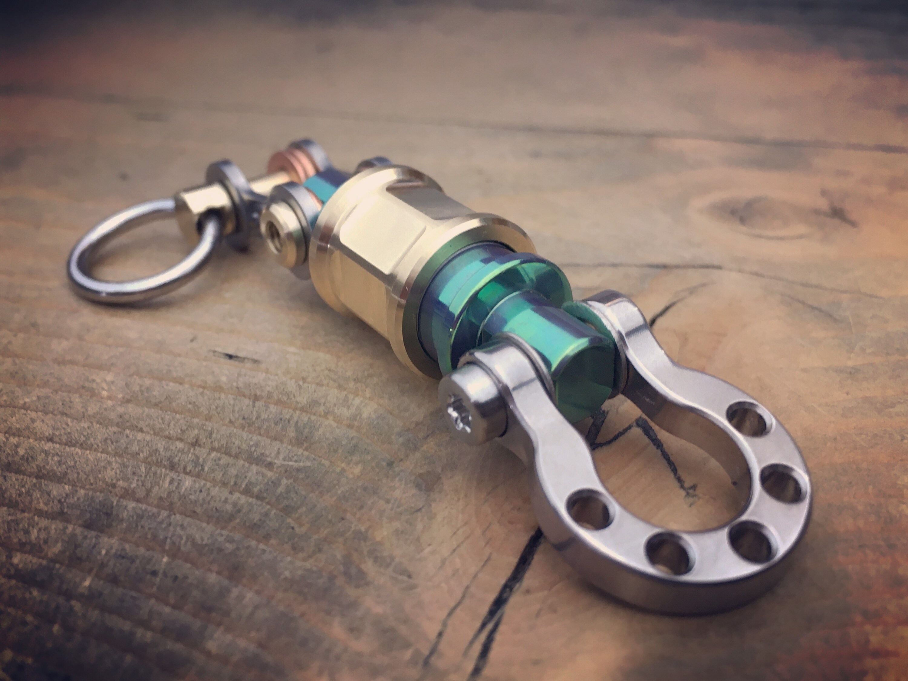 One-off / Cb-titanium Quick Release Connector Keychain / - Etsy
