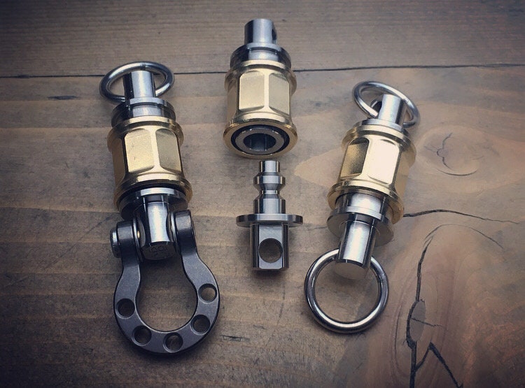 Titanium Quick release keychain, Dogs, surveillance and security.