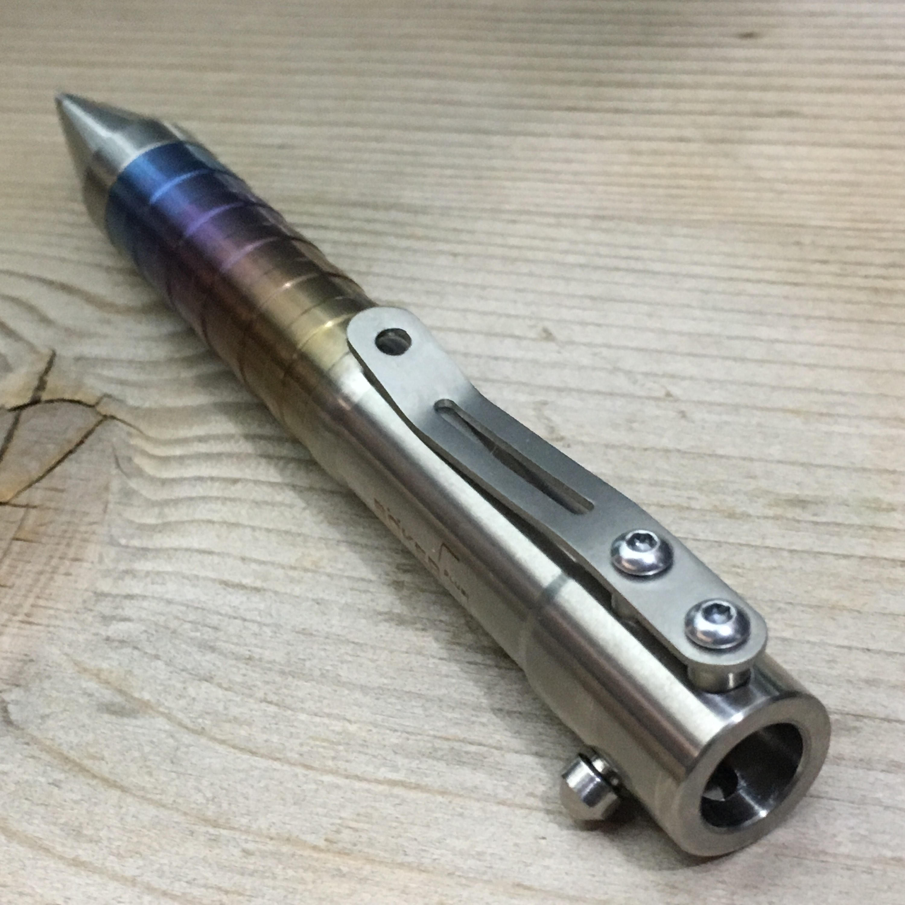 Custom /Tactical Ti-Ballpoint Pen KID Cal. 50 by Böker