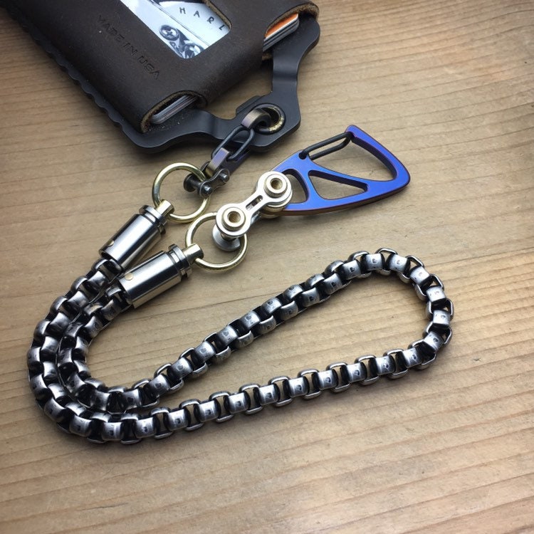 Walletchain / Bi-Swivel / Titanium / S.Steels / Brass