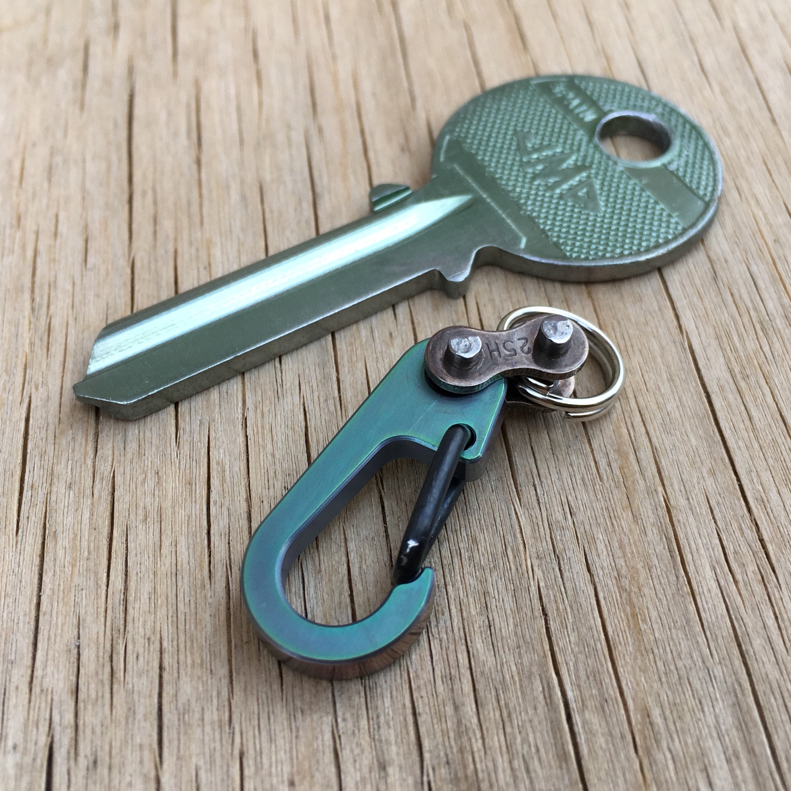 Titanium Key Carabiner Bike-Link