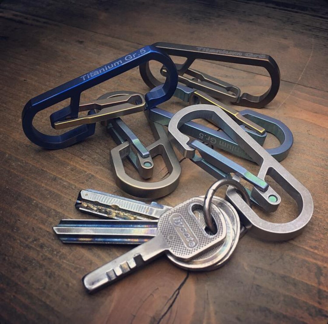 TOP Version /titanium Edc Key Carabiner Type-ii - Etsy