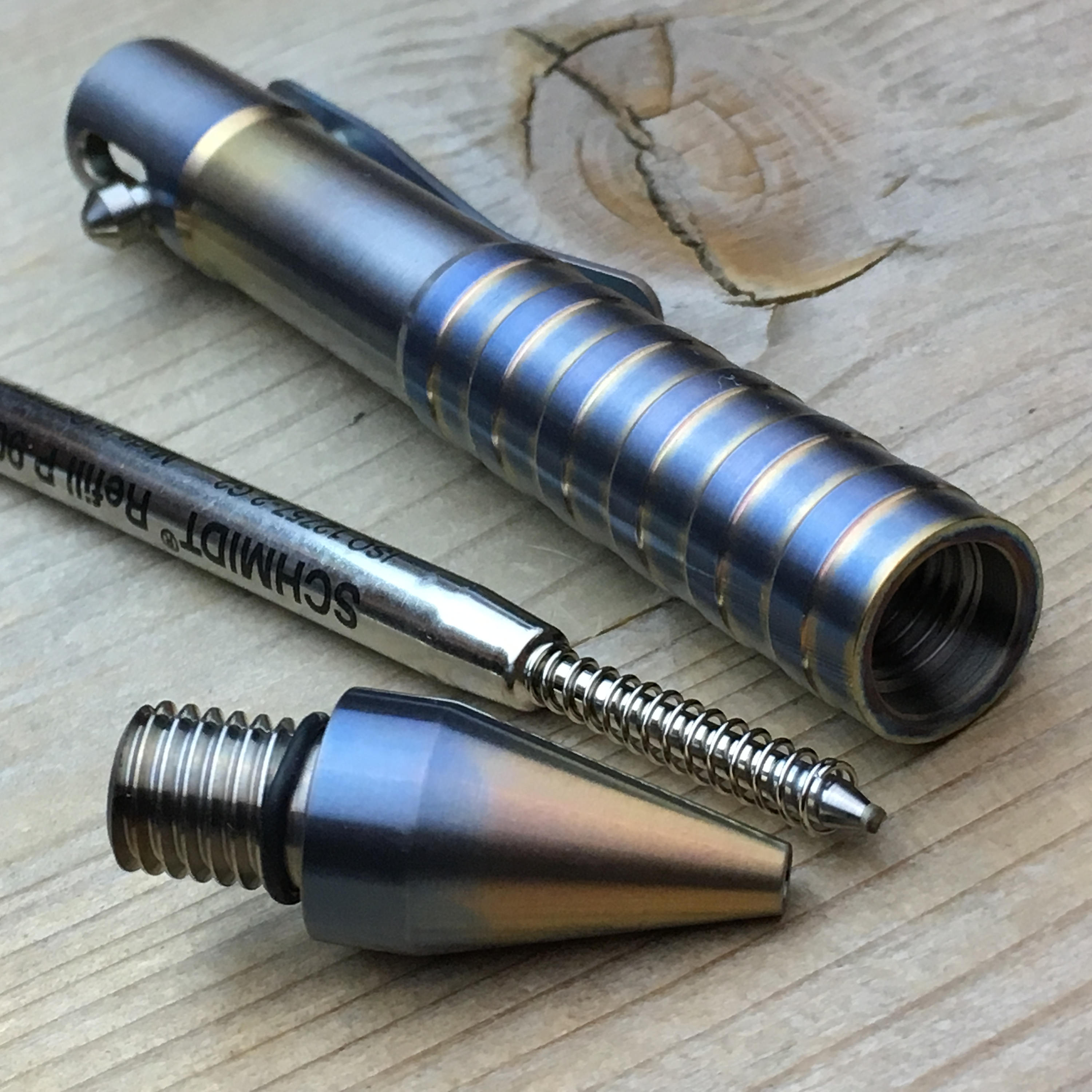 Custom / Titanium Ballpoint Pen / Cal. 50 by Böker